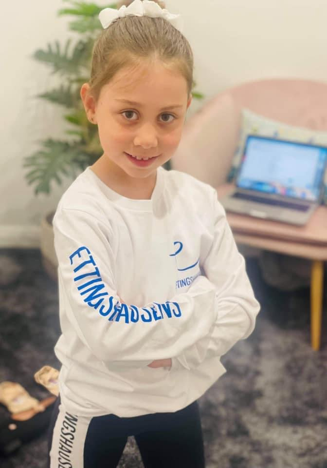 Mini Division Long Sleeve White